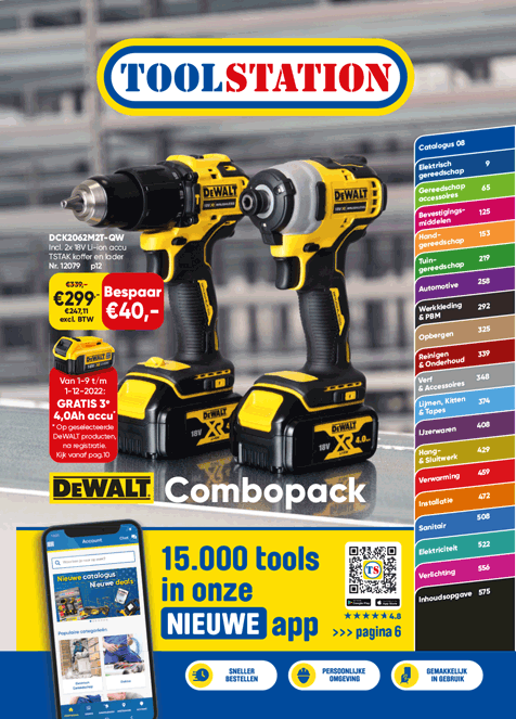 DeWalt DCK2062M2T-QW combopack 18V Li-ion product.blade.meta.title.branding
