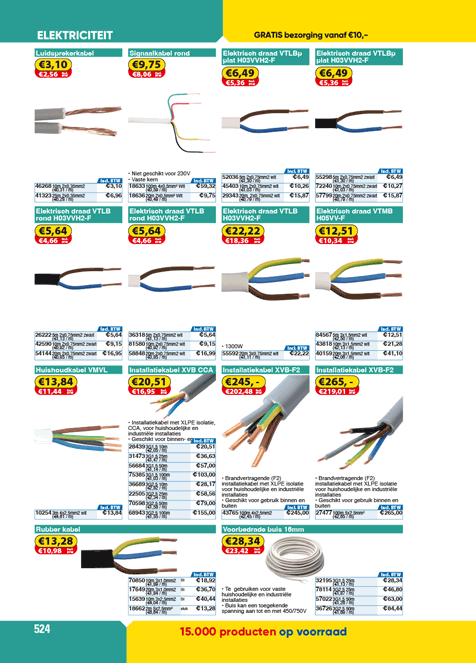 Installatiekabel XVB CCA 3G2.5 50m product.blade.meta.title.branding